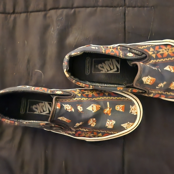 Vans | Shoes | Black And White Sneakers With Game Over Soles | Poshmark